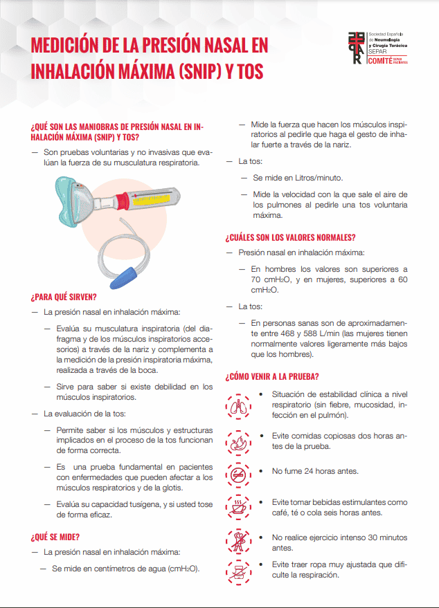 17 nuevas hojas informativas de SeparPacientes - RESPIRAMA